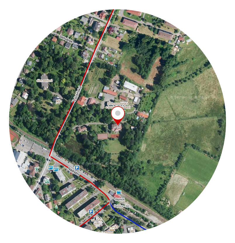 Kontakty - Střední škola hospodářská a lesnická